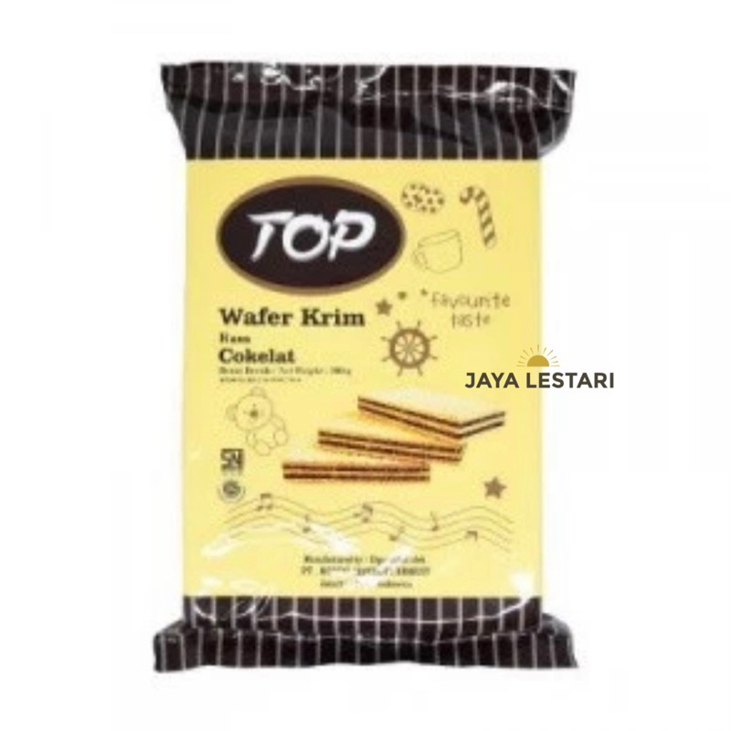 Jual Top Wafer Krim Rasa Cokelat (300g) | Shopee Indonesia