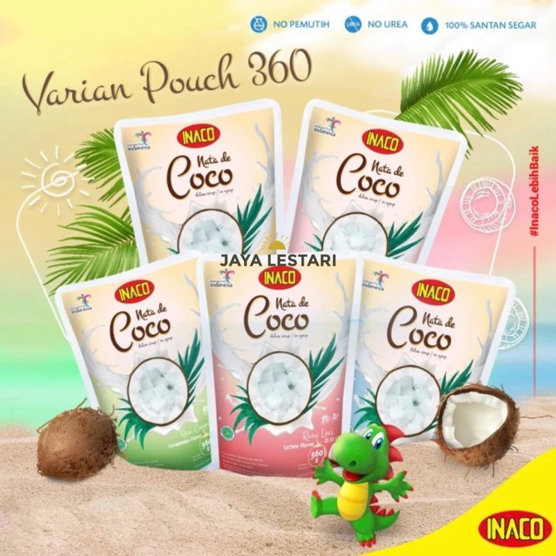 Jual Inaco Nata De Coco (360g) (5 Varian Rasa) | Shopee Indonesia