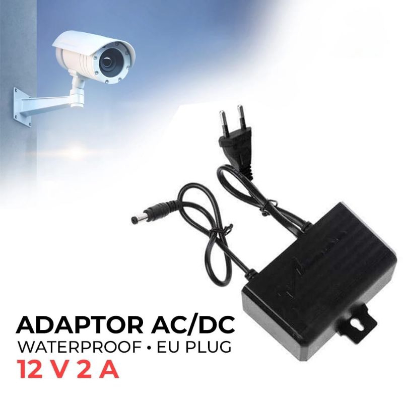 Jual Adaptor ac Camera Cctv DC 5V-2A/12v 2a Bisa pake macam-macam Ip ...