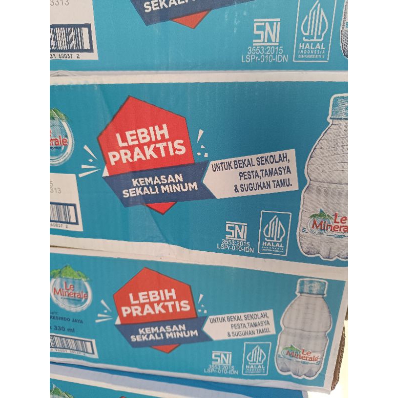 Jual LE MINERALE 330ml isi 24 / air mineral / air minum / LE MINERALE ...