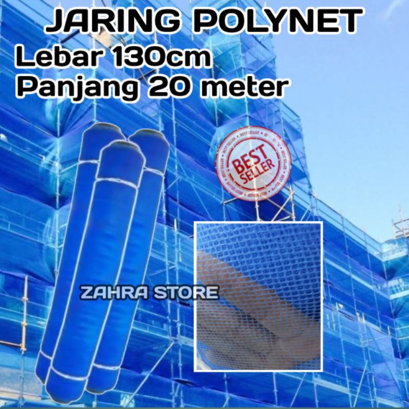 Jual Jaring proyek polynet Lebar 130cm panjang 20 meter | Shopee Indonesia