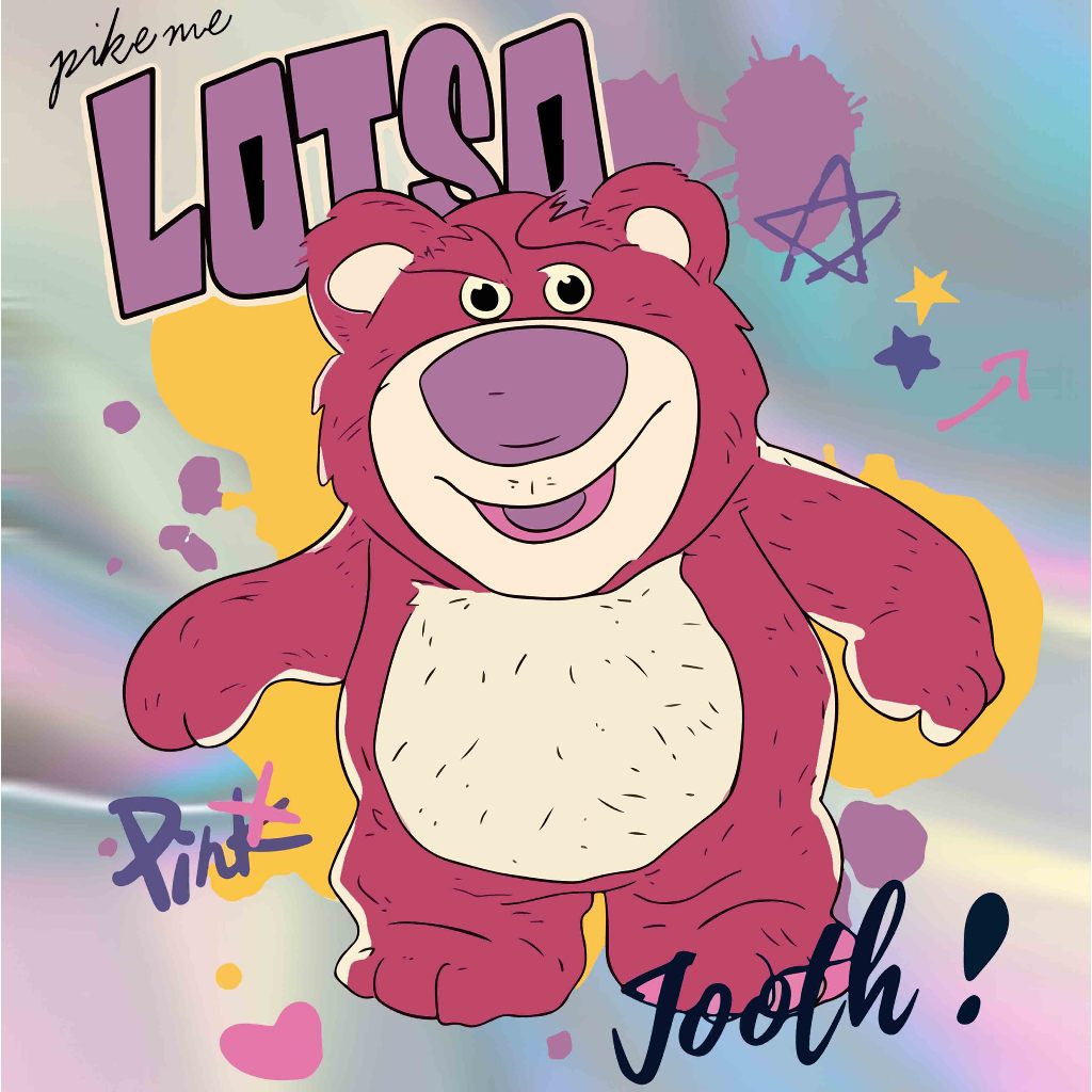 Jual SABLON STICKER DTF UKURAN 14CM TEMA LOTSO V3 | Shopee Indonesia