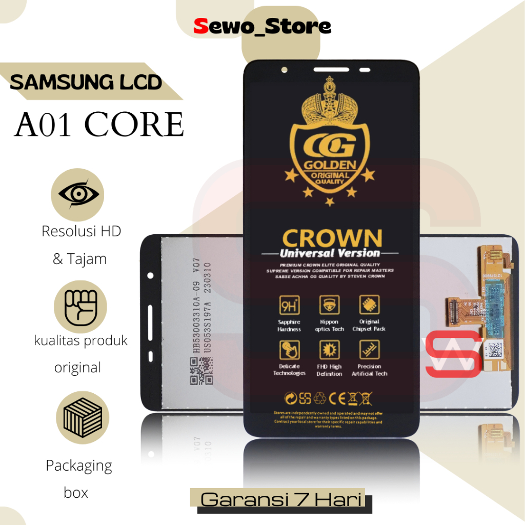 Jual LCD SAMSUNG GALAXY A01 CORE / TOUCHSCREEN SAMSUNG A01 CORE A013 ORIGINAL FULLSET NEW ...