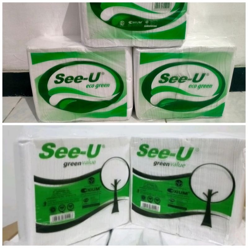 Jual Tisu see-u green value 2 ply (1 kg bisa muat 2 ) | Shopee Indonesia