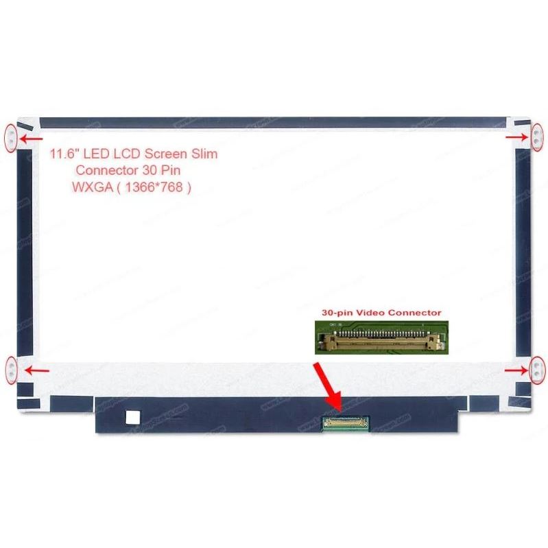 Jual LED LCD Acer Chromebook 11 C720 C730 C733 c740 N15Q10 11.6 INCH 40PIN Layar Sentuh | Shopee ...