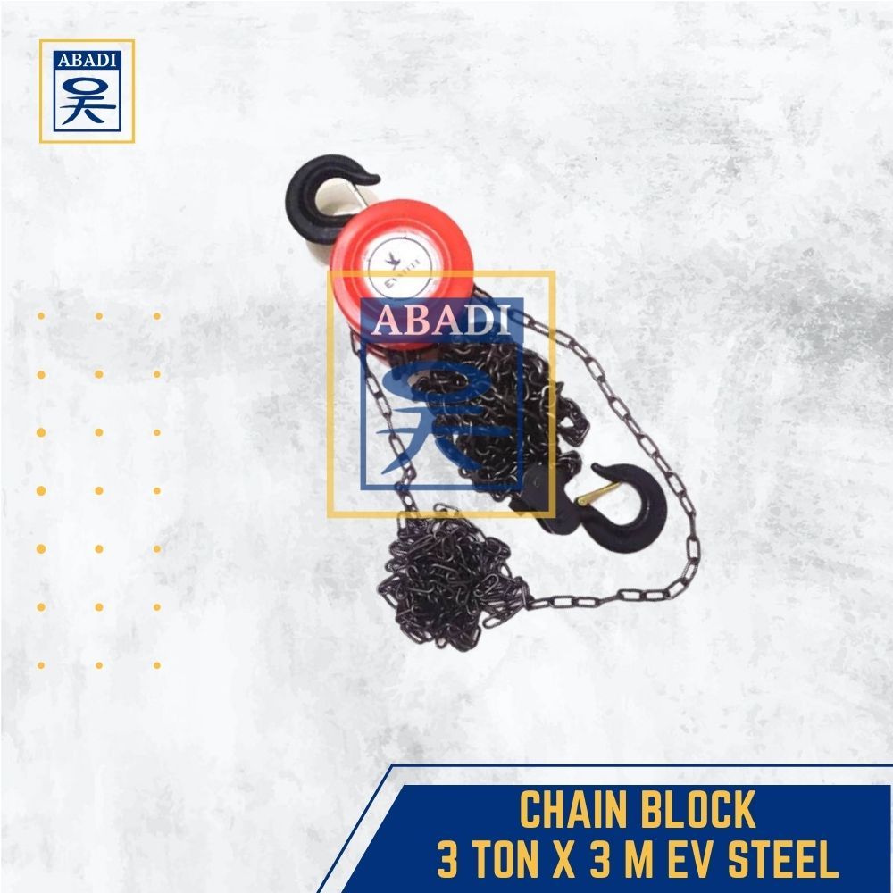 Jual CHAIN BLOCK 3 TON X 3 M EV STEEL | Shopee Indonesia