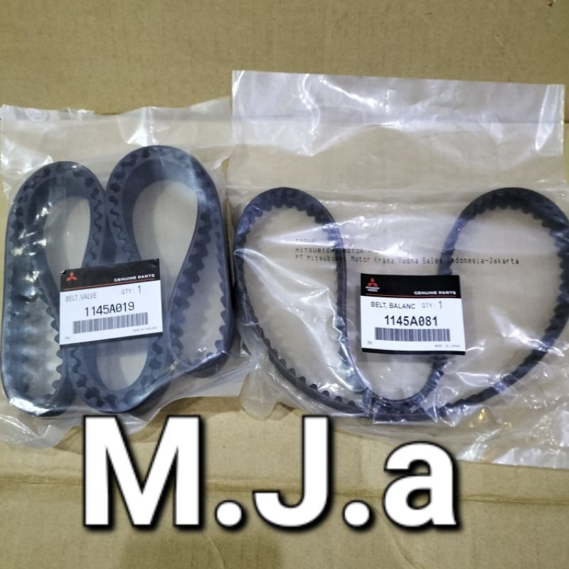 Jual Timing Belt Set Triton Pajero Sport Genuine 1145A019 dan 1145A081 ...