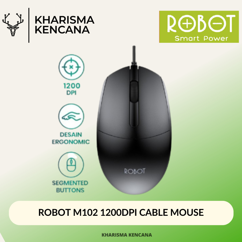 Jual ROBOT M102 1200DPI CABLE MOUSE | Shopee Indonesia