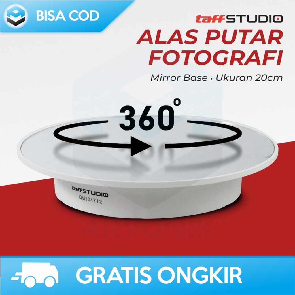 Jual ALAT PUTAR PRODUK FOTOGRAFI PROPERTI PUTAR 360DERAJAT ROTATING ...