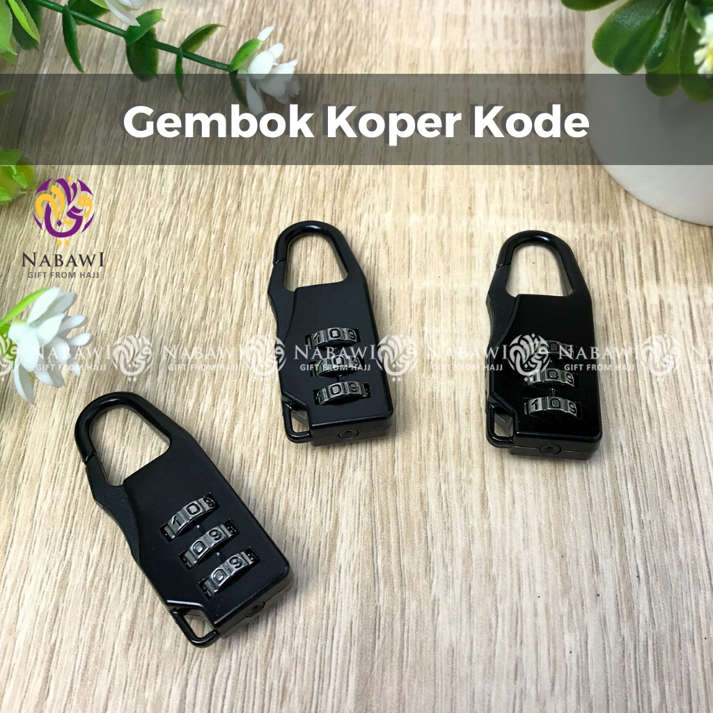 Jual Gembok Kode Password Gembok Pin Untuk Koper/Ransel/Tas Logo Swiss ...