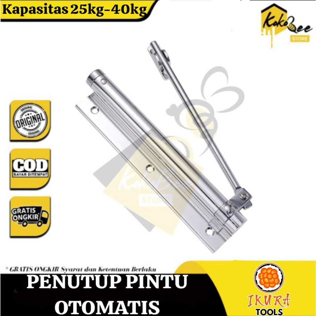 Jual IKURA TOOLS Door closer mini hidden / Alat penutup penahan pintu ...