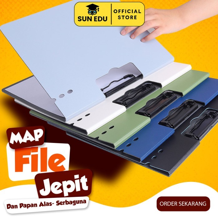 Jual Map kertas 2 sisi A4 A3/ Clipboard with cover/ Map file folder ...