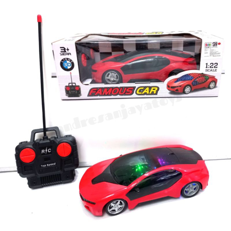Jual Mobil RC Car Remote Control Sedan Lampu 3D no SY6-548 | Shopee ...
