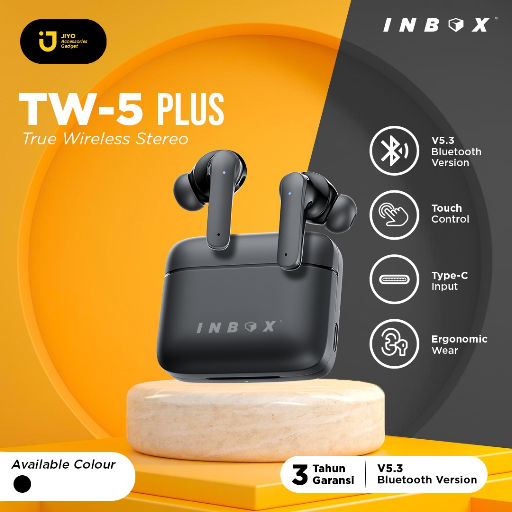 Jual Inbox TWS TW-5 Plus Wireless Bluetooth Earphone Gaming | Shopee ...