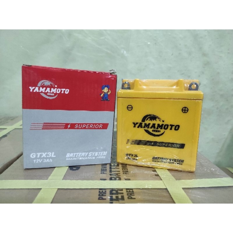 Jual aki RX king original YAMAMOTO GTX3L | Shopee Indonesia