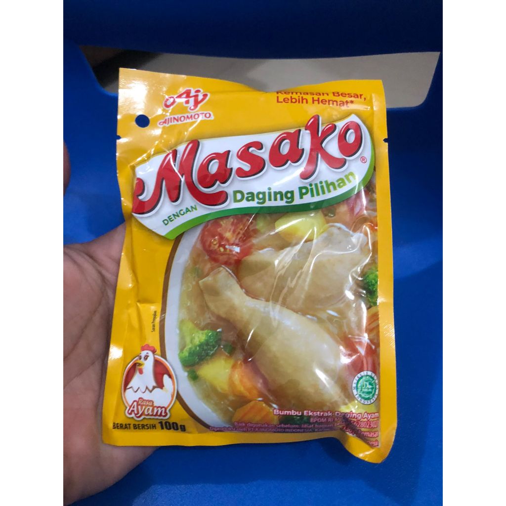 Jual MASAKO PENYEDAP RASA AYAM - SAPI - 100GR - BUMBU PENYEDAP MAKANAN ...
