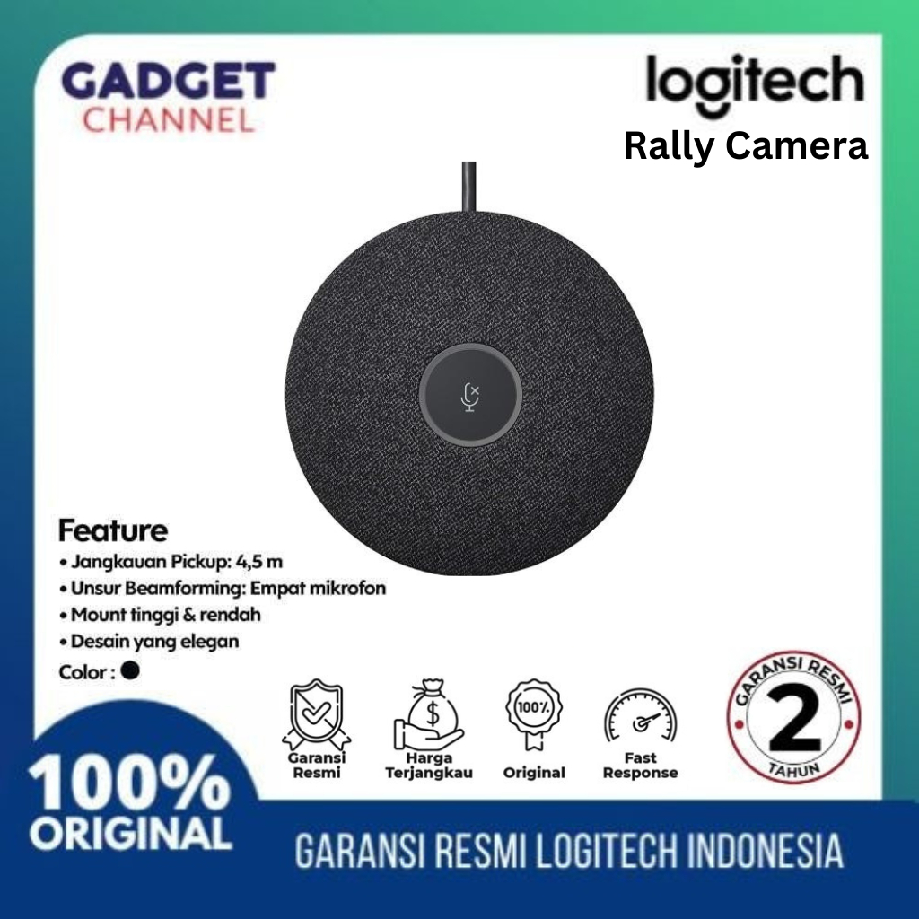 Jual Logitech microphone Conference Pod for Rally System - Garansi ...