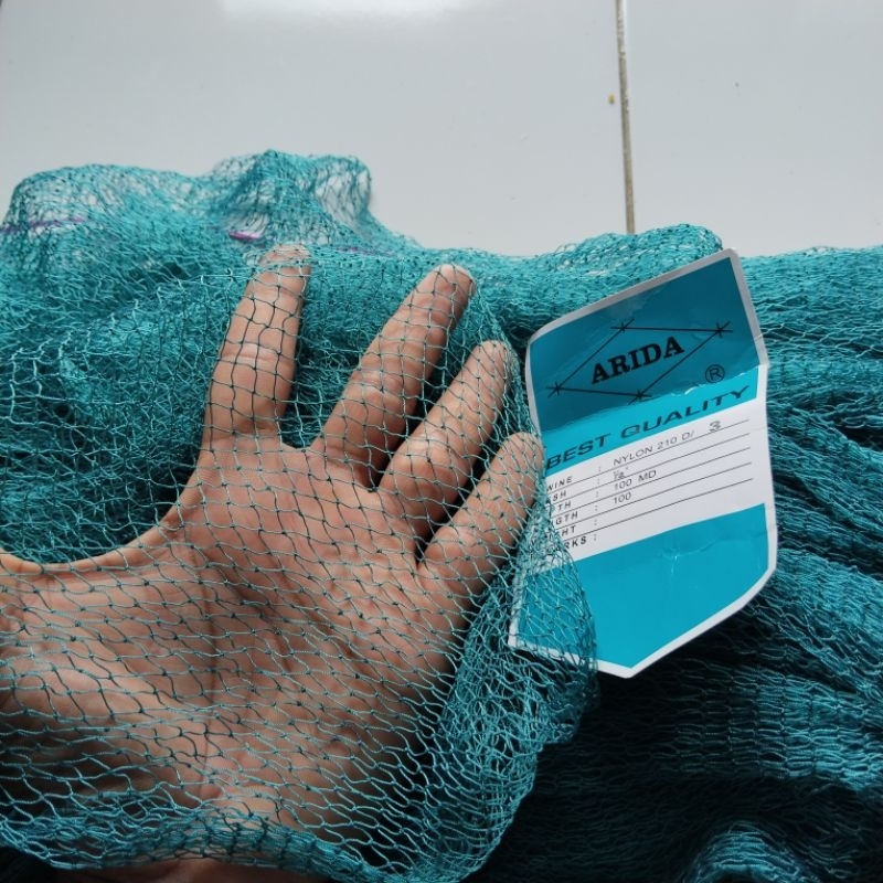 Jual JARING NILON BAHAN ANCO BAHAN JALA NILON ½ INCH MEREK ARIDA JARING ...