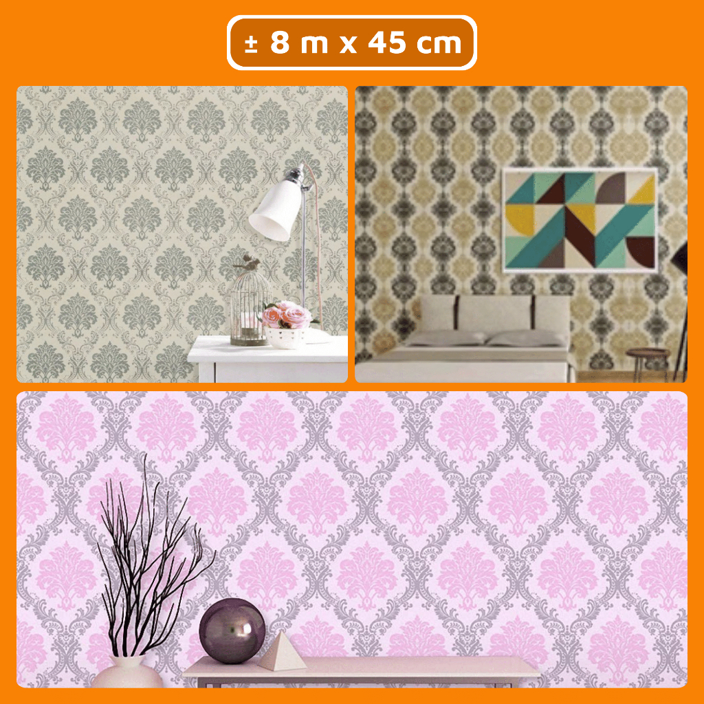 Jual Live COD Wallpaper Dinding Batik Walpaper Dinding Batik Wallpaper ...