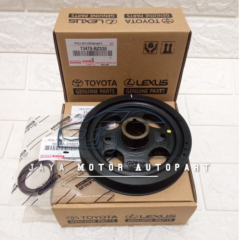 Jual Seal Kruk As + Pulley Pully Kruk As atau Pulley Crankshaft Toyota ...
