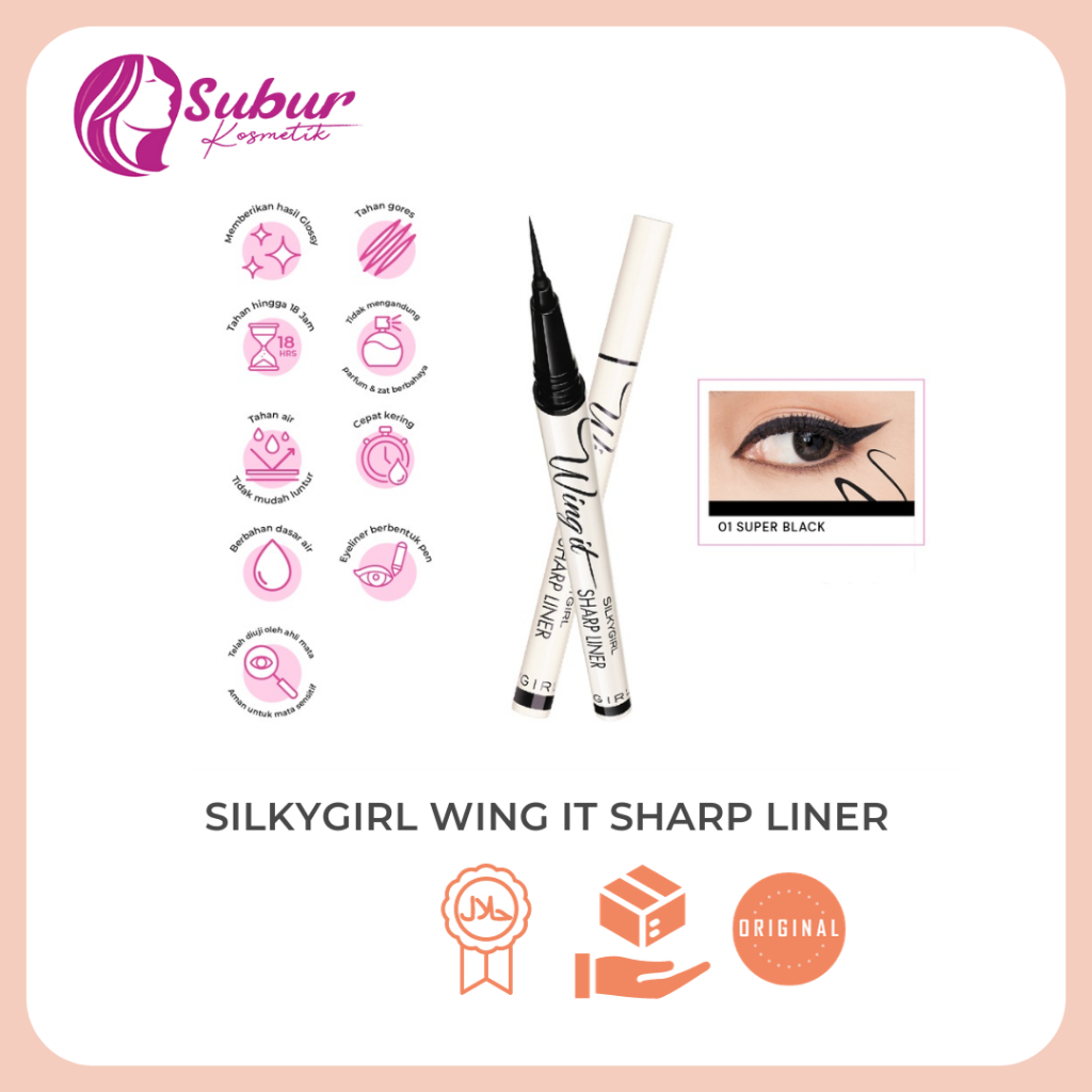 Jual Silkygirl Wing It Sharp Eyeliner | Shopee Indonesia