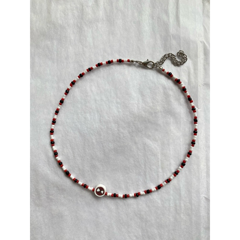 Jual Spiderman Beaded Necklace | Kalung Manik Spiderman | Necklace ...