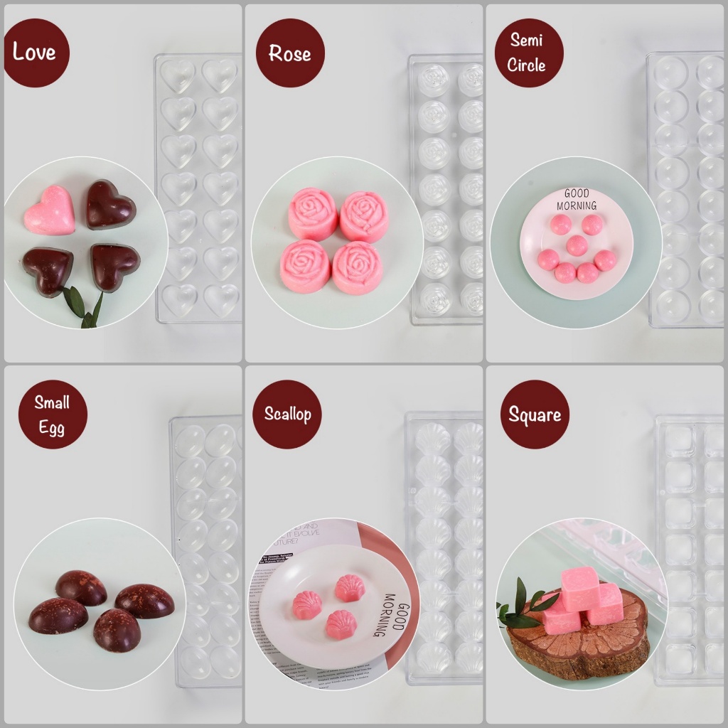 Jual aiGooTan Medan - CETAKAN COKLAT ACRYLIC - Chocolate Mould - Alat ...