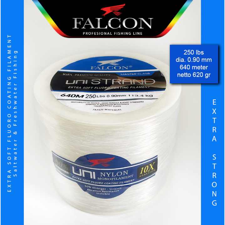 Jual Senar Pancing Falcon Uni strand Big Game 620 gram | Shopee Indonesia
