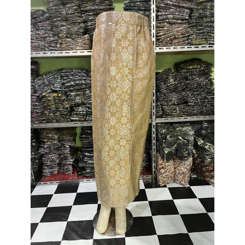 Jual "realpic"Rok Span Songket/Rok Songket/Model Songket/Rok Span ...