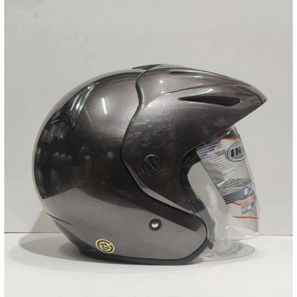 Jual INK CX22 SOLID GUNMET / ABU TUA HELM ORGINAL | Shopee Indonesia