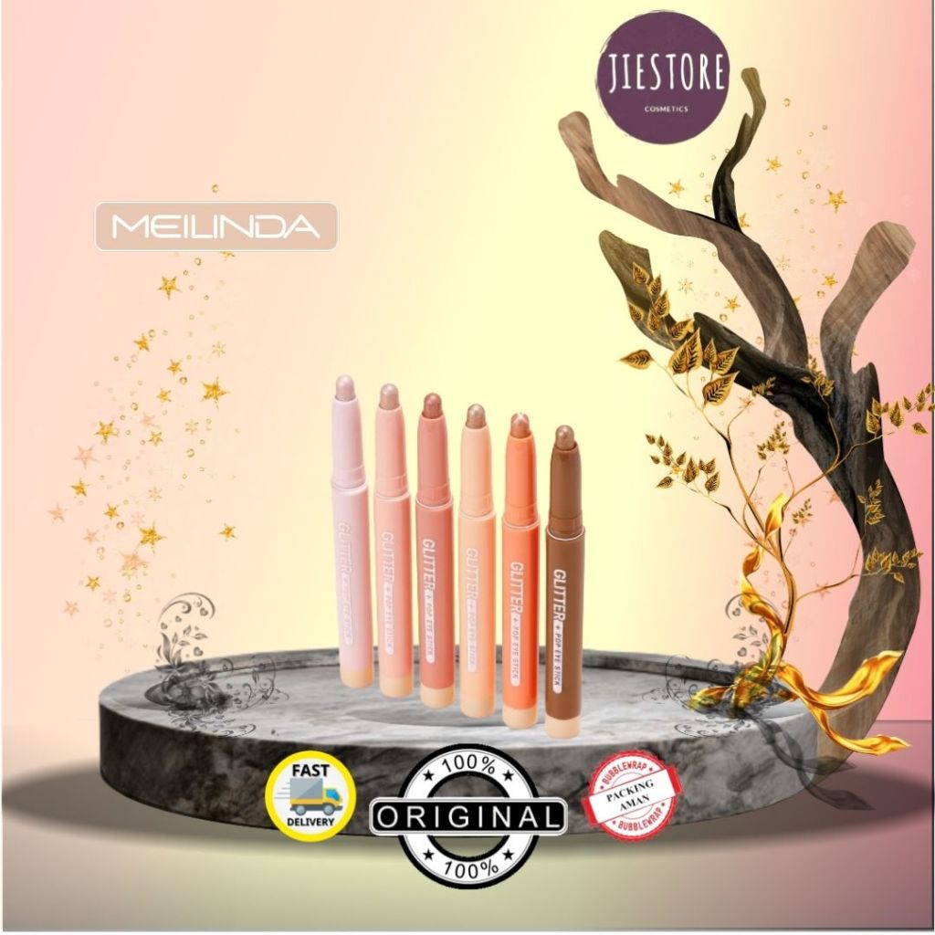 Jual MEILINDA Glitter Pop Eye Stick | Eyeshadow Stick MC3117 | Shimmer ...