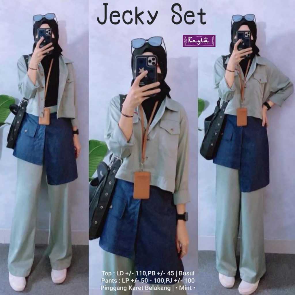 Jual jecky set ori kayla | Shopee Indonesia