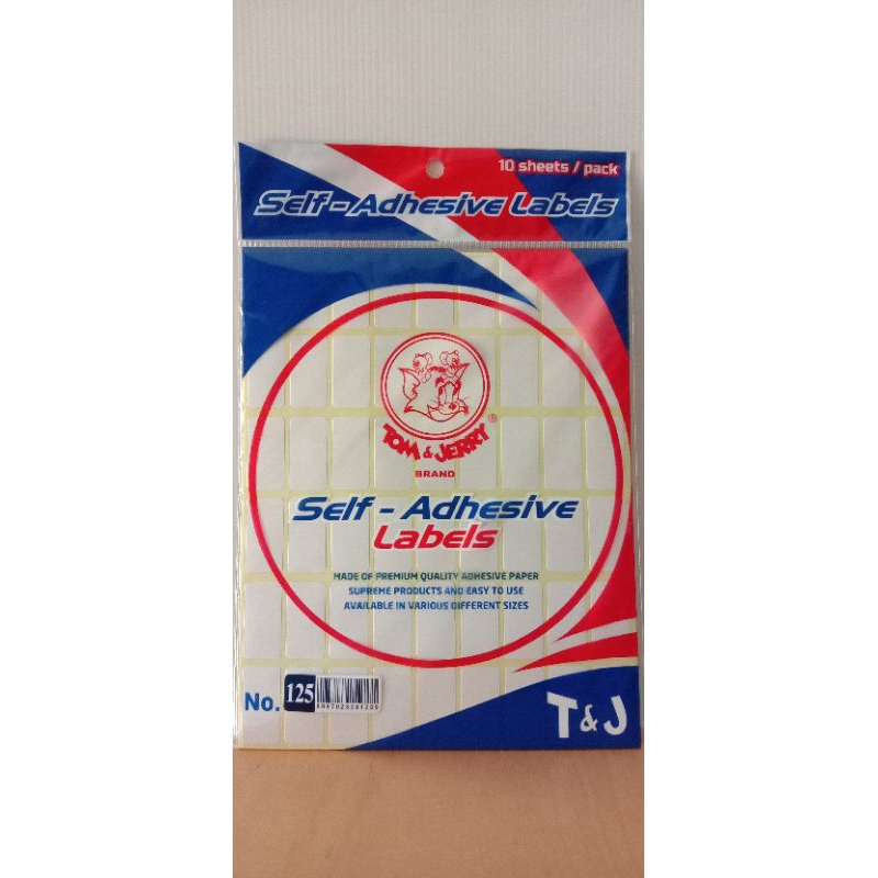 Jual Label/Stiker self-adhesive Tom&Jerry No.125 isi 10 sheet/pack ...