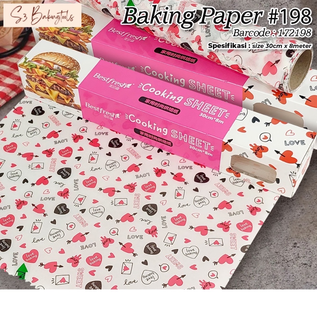 Jual Baking paper heart 8 meter Rp.30.000/box | Shopee Indonesia