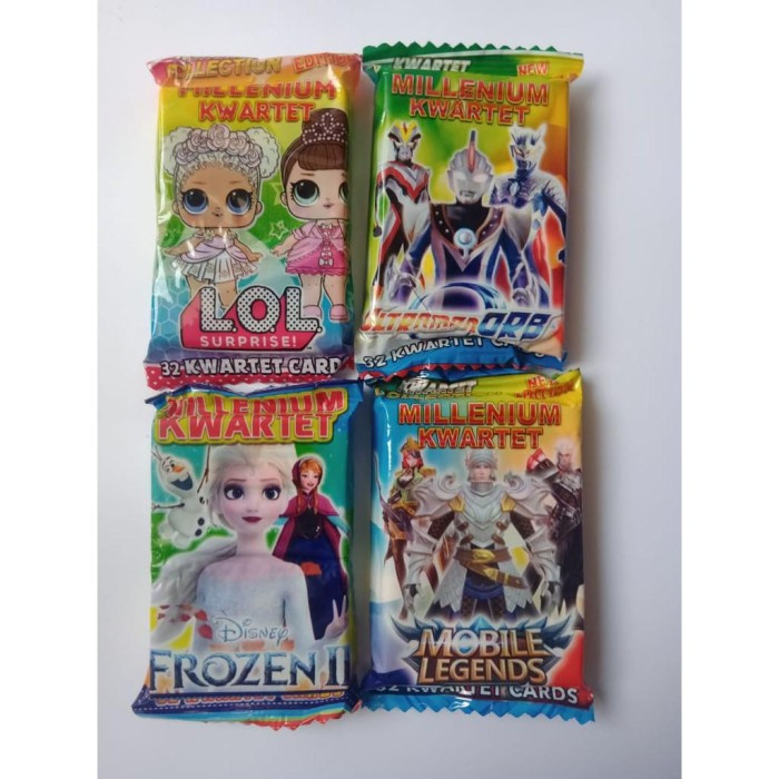 Jual Mainan KWARTET MILENIUM Murah Meriah - Mainan Jadul kwartet 90an ...