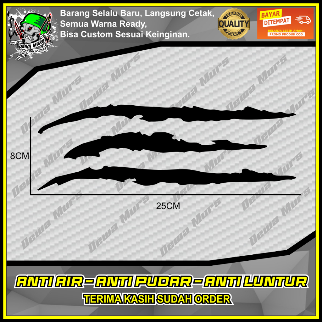 Jual Cutting Sticker CAKAR Sticker Cocok Buat Mobil Atau Motor | Shopee ...