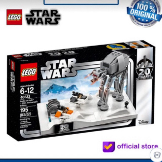 Jual LEGO STARWARS 40333 Battle of Hoth 20th Anniversary Edition ...