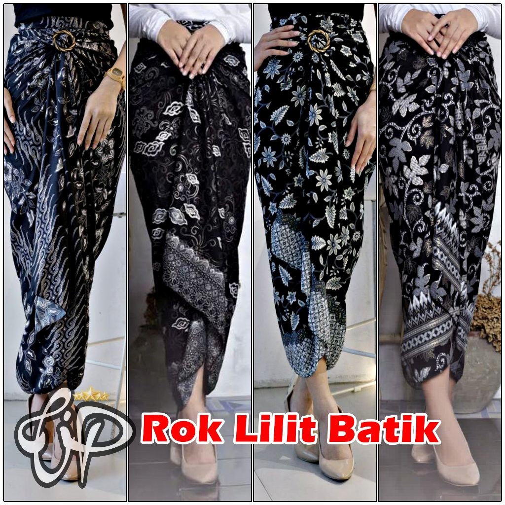 Jual CIP Rok lilit batik / rok lilit instan / rok lilit tali panjang ...