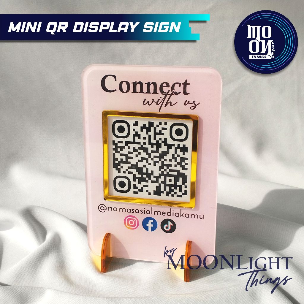 Jual MINI DISPLAY QR SCAN BARCODE By MOONLight THINGS | Shopee Indonesia