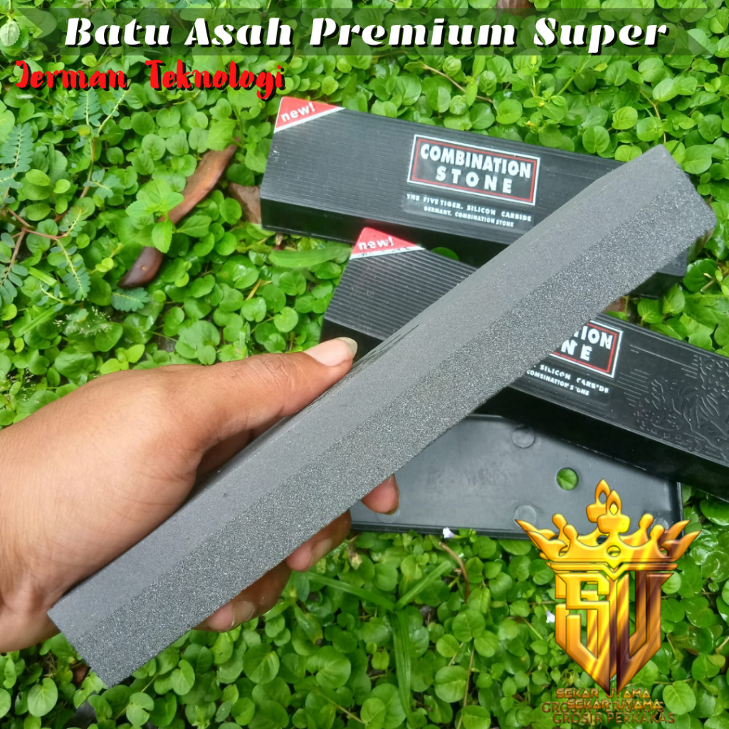 Jual Batu Asah Pisau Import Cap 5 Tiger ASLI - Ungkal Asahan Batu ...