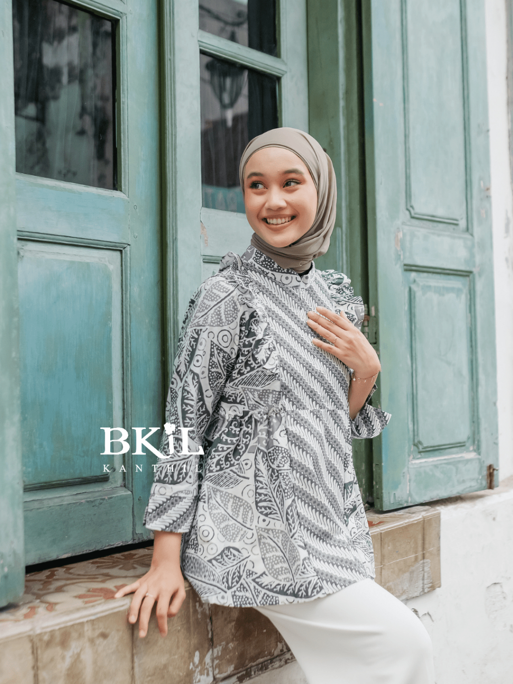 Jual KANTHIL Batik Wanita Modern Atasan Tradisional Baju Batik | Shopee ...