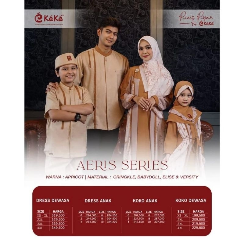 Jual NEW ARRIVAL! SARIMBIT KEKE TERBARU 2024 SARIMBIT AERIS SERIES APRICOT | Shopee Indonesia