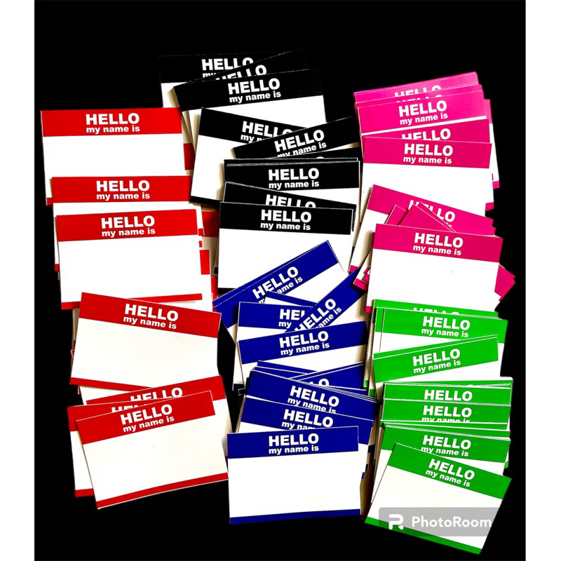Jual HELLO VINYL STICKER pack 5pcs / stiker hello 5 lembar / hello my ...