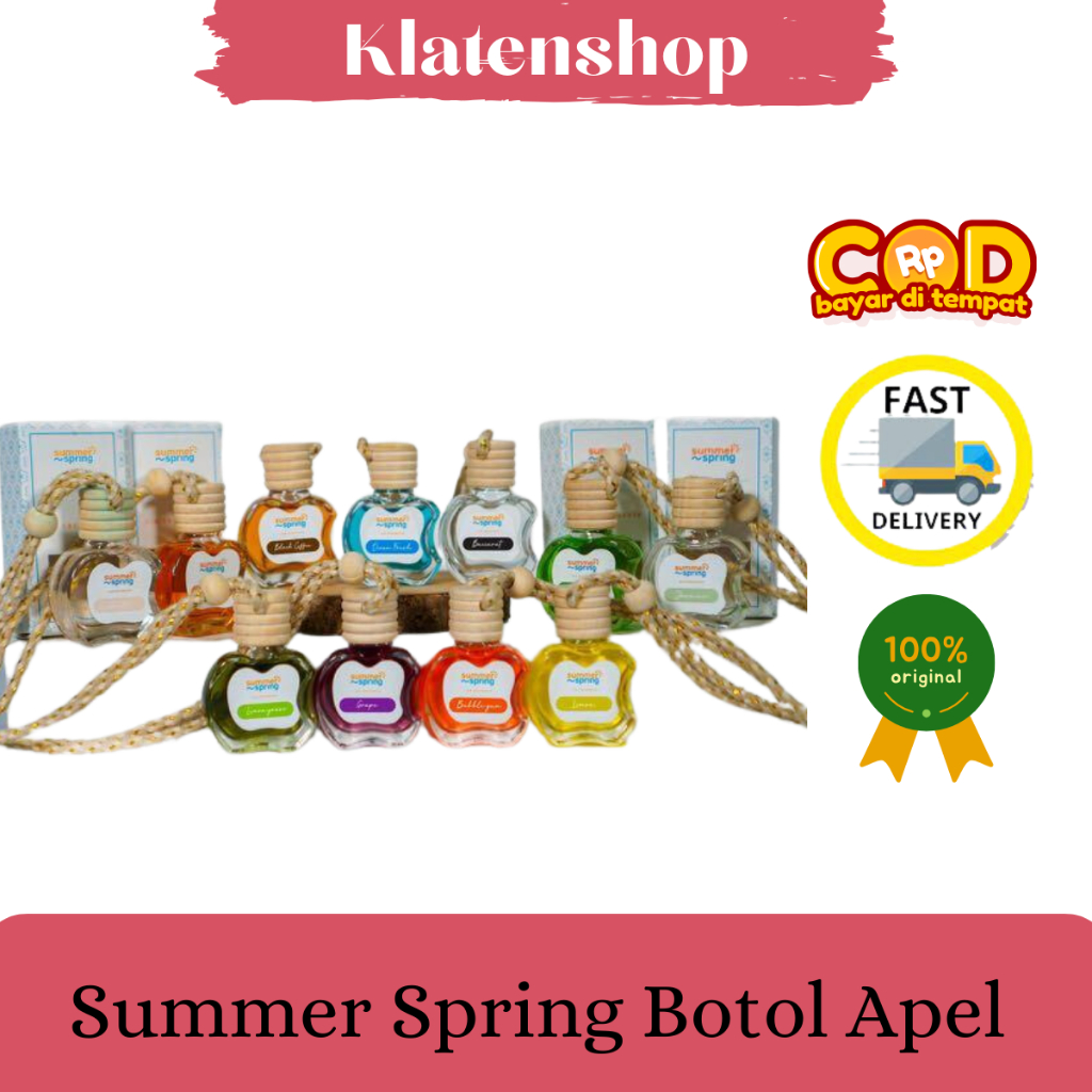 Jual Pengharum Botol Apel / Pengharum Mobil / Pengharum Ruangan Summer ...