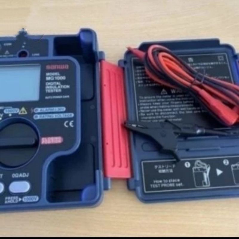 Jual SANWA MG1000 Digital insulastion tester megger 1KV - MG 1000 ...