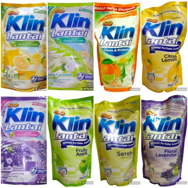 Jual Soklin Lantai 770ml pembersih lantai dan pengharum ruangan | Shopee Indonesia