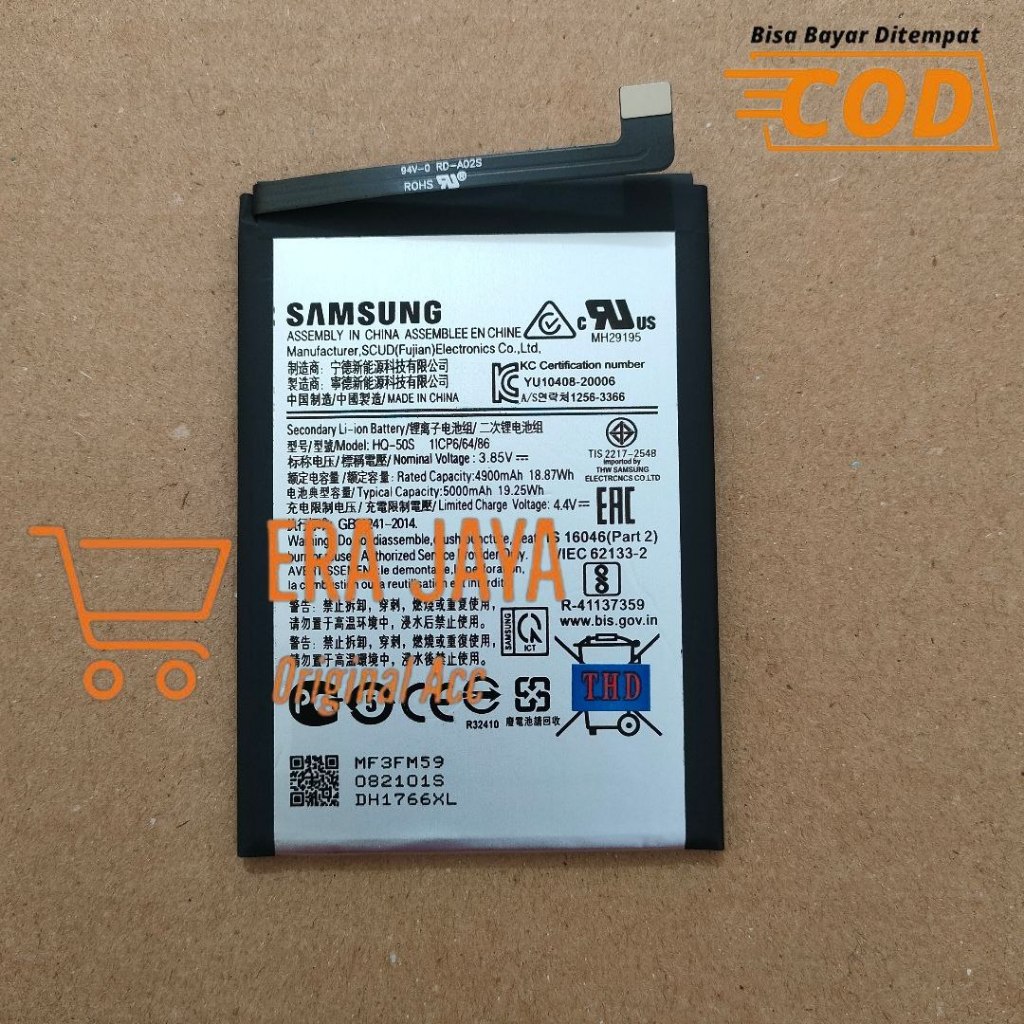 Jual SAMSUNG GALAXY A02S - Baterai Batre Hp Original Samsung Galaxy ...