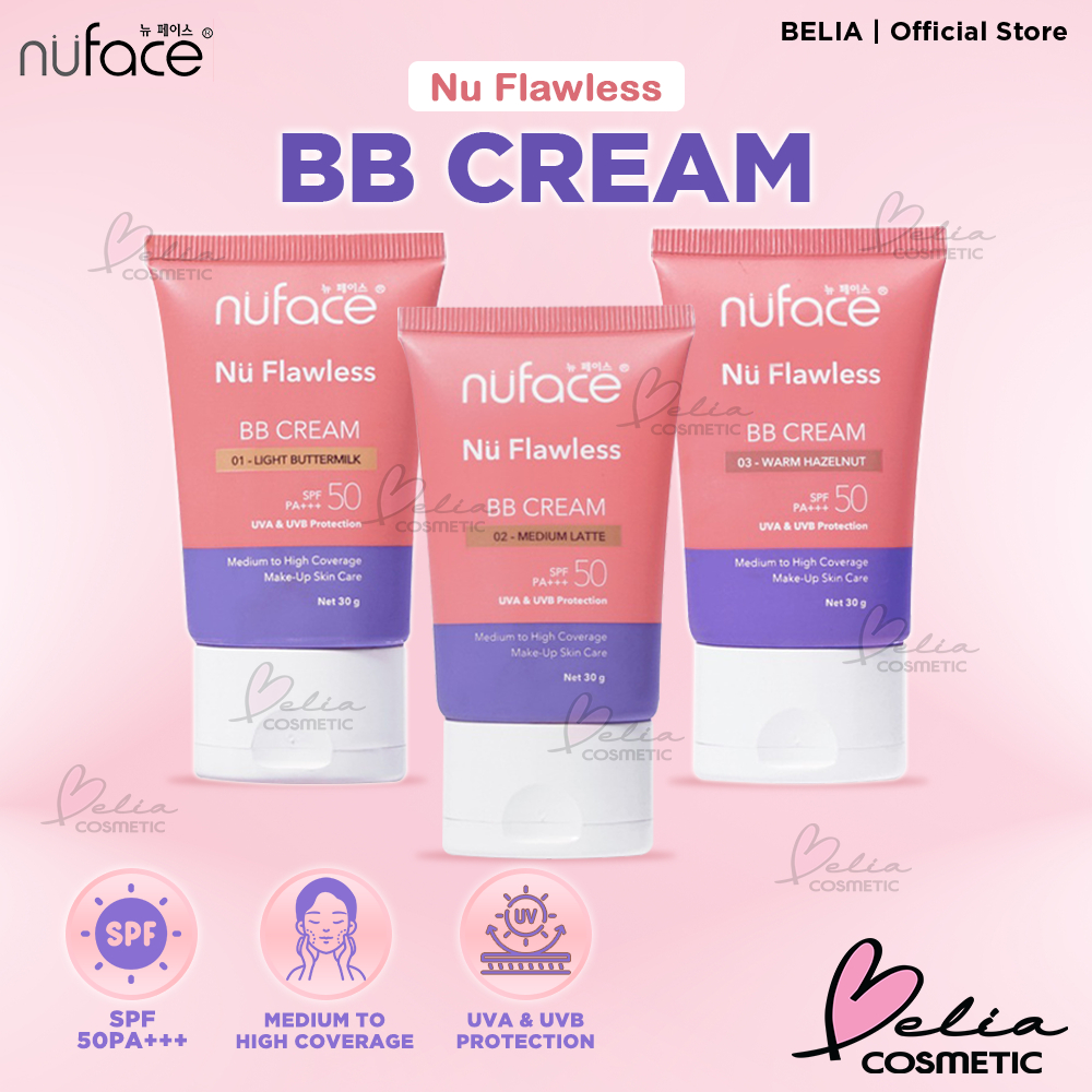 Jual BELIA Nuface Nu Flawless BB Cream Package | Nu Flawless | BB Cream | Limited Edition | Fuji ...