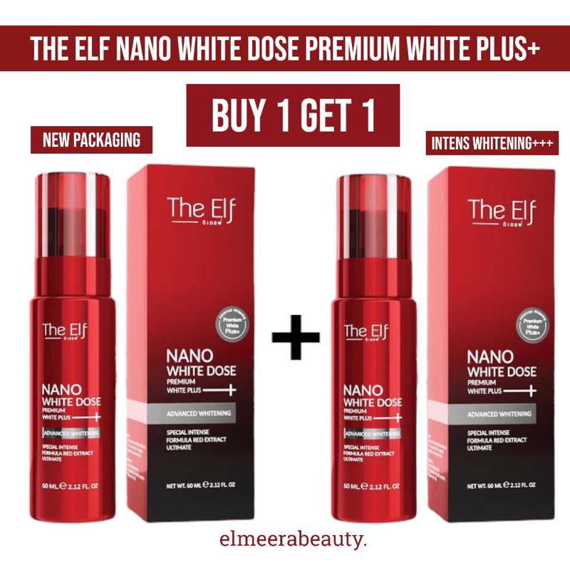 Jual THE ELF NANO WHITE DOSE BODY SERUM 60 ML BUY 1 GET 1 ORIGINAL 100% ...