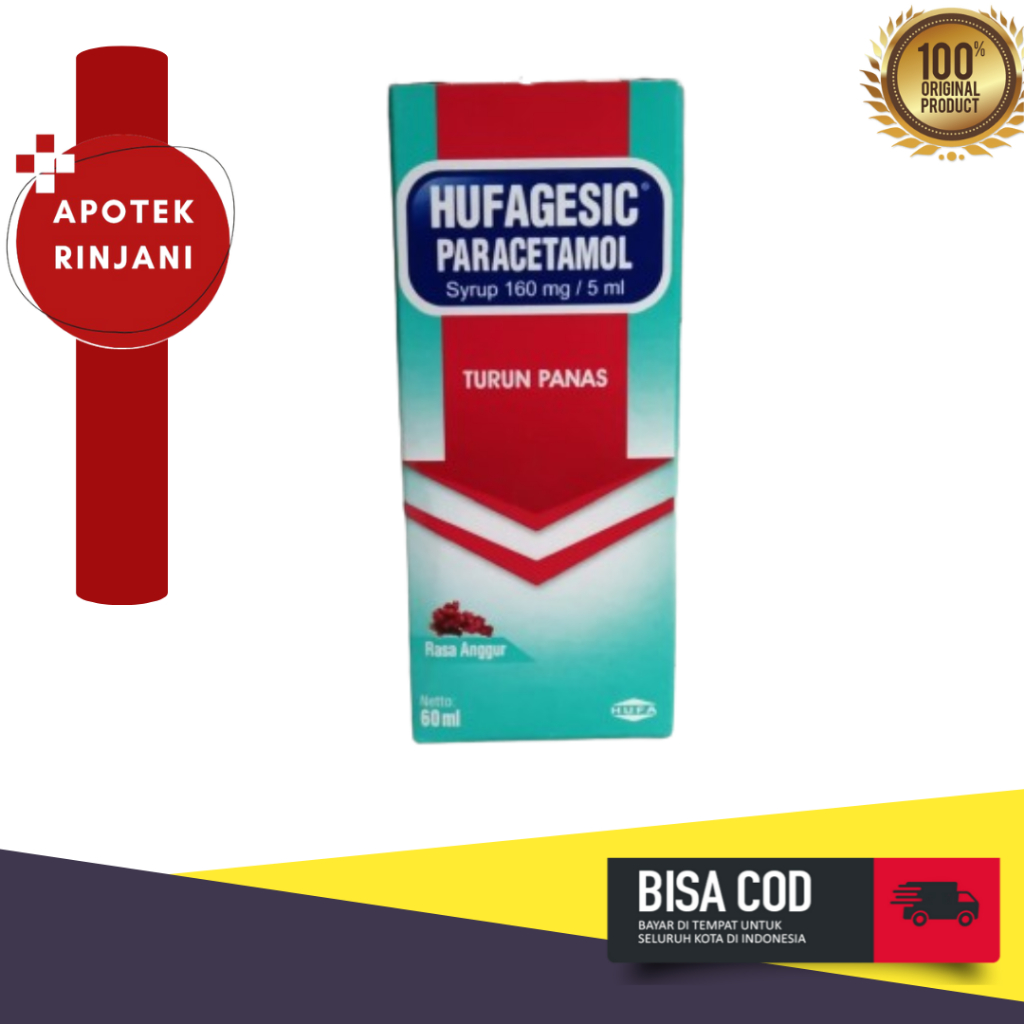 Jual HUFAGESIC FORTE TURUN PANAS SIRUP (60 ML) | Shopee Indonesia
